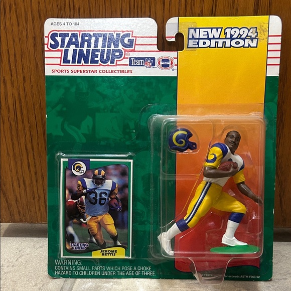 Toys | Starting Lineup 1994 Edition Jerome Bettis Figure | Poshmark